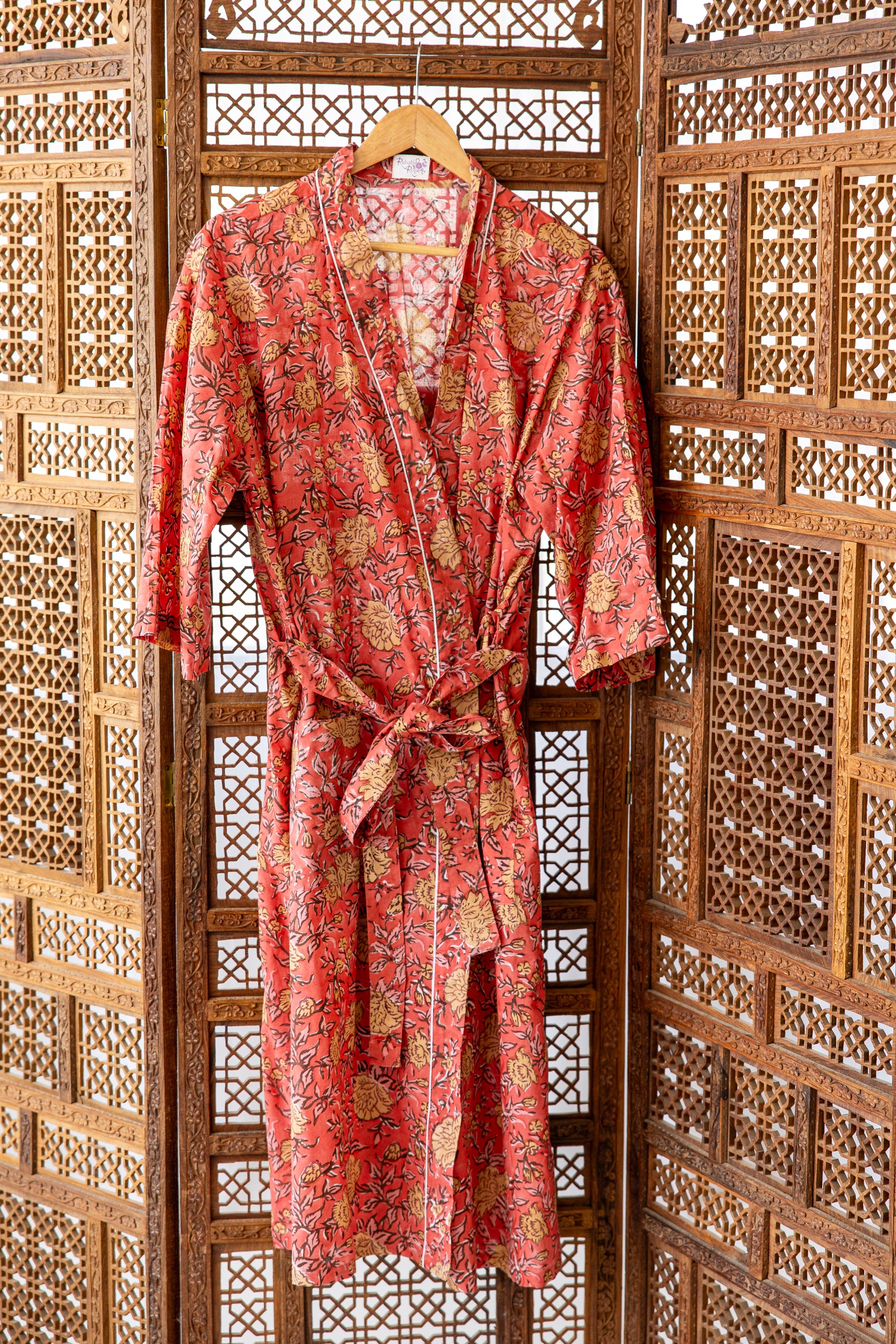 Loverly Block Print Robe – Rahab's Rope