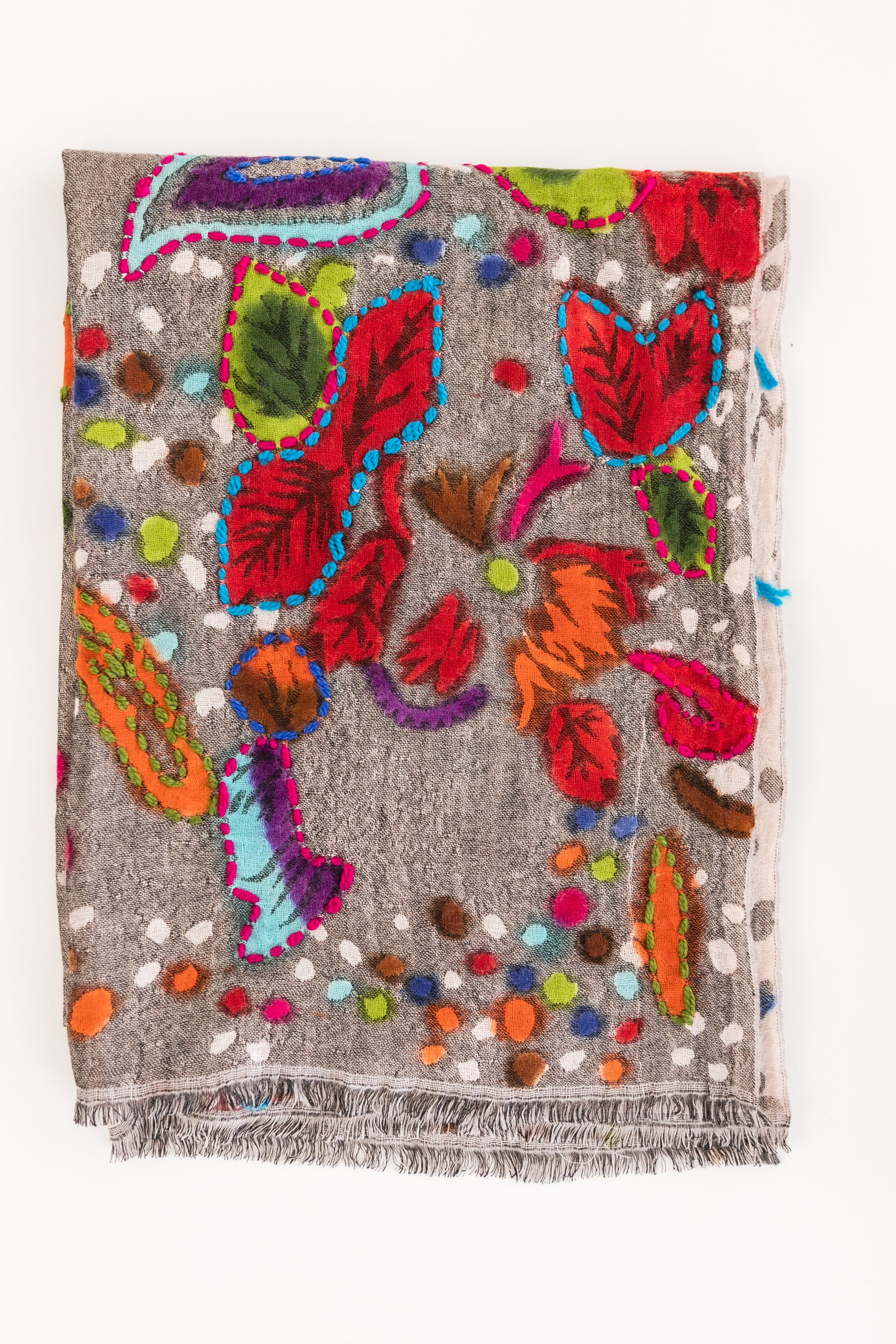 Hand Painted Woven Shawl – Rahab's Rope